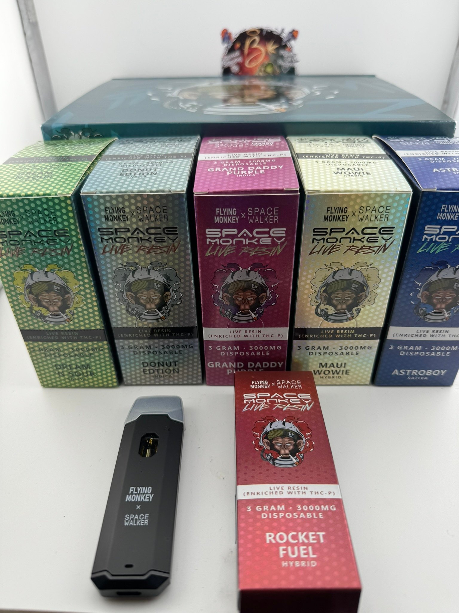 Space Monkey Live Resin 3G Cartridge - BLifted.net